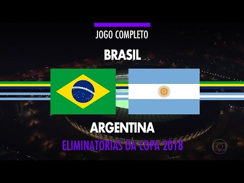Jogo Completo - Brasil x Argentina - Eliminatórias da Copa 2018 - 10/11/2016