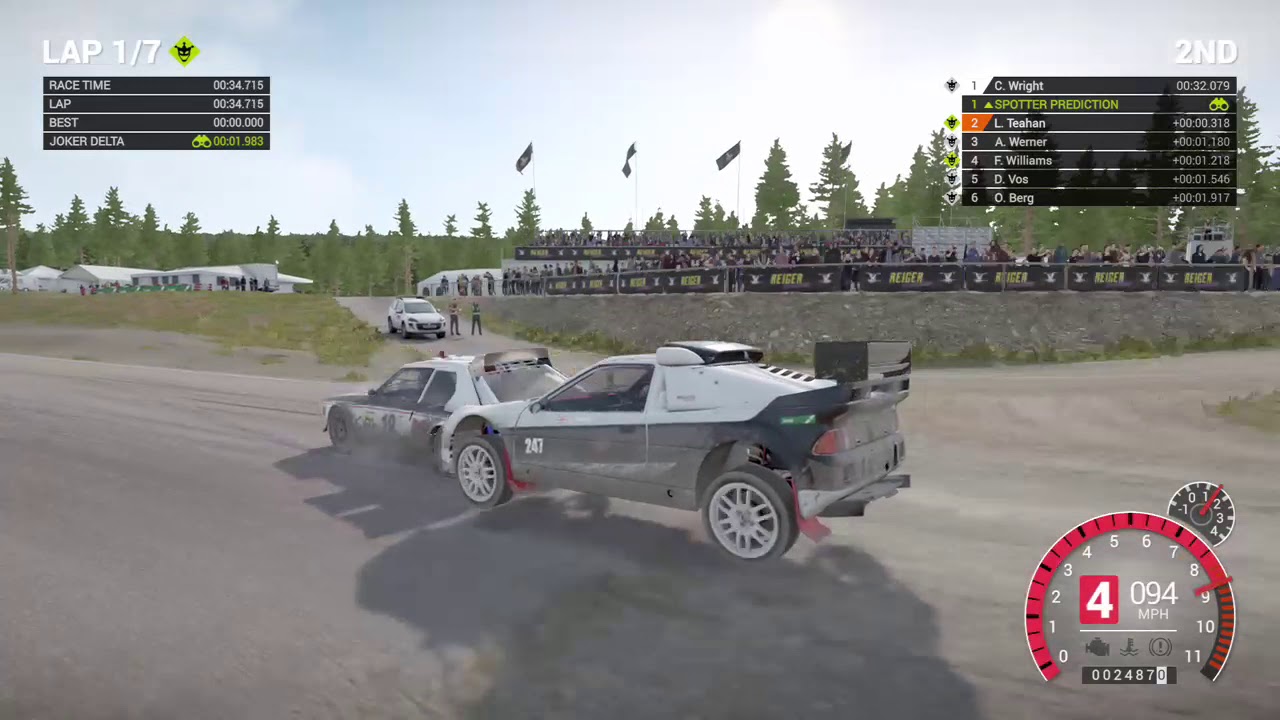 group b rallycross Sweden (dirt 4) - YouTube