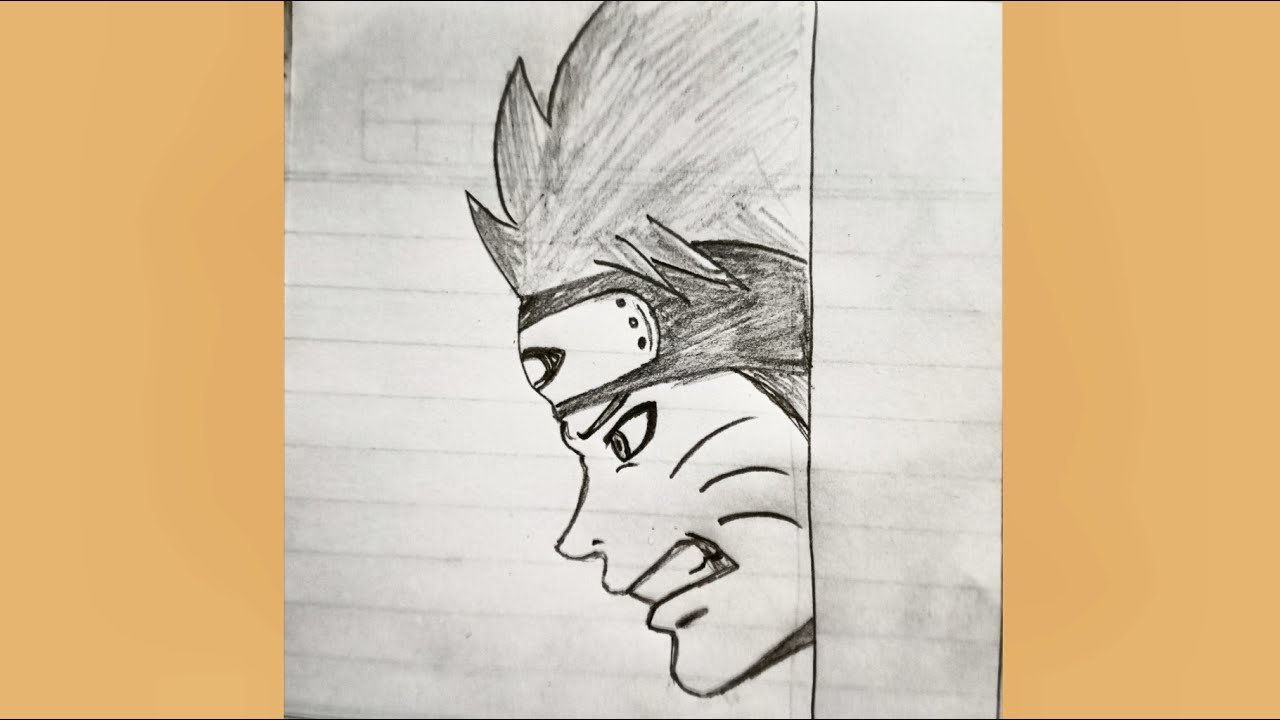 How to draw Naruto uzumaki||Easy Anime drawing||Naruto Anime drawing ...