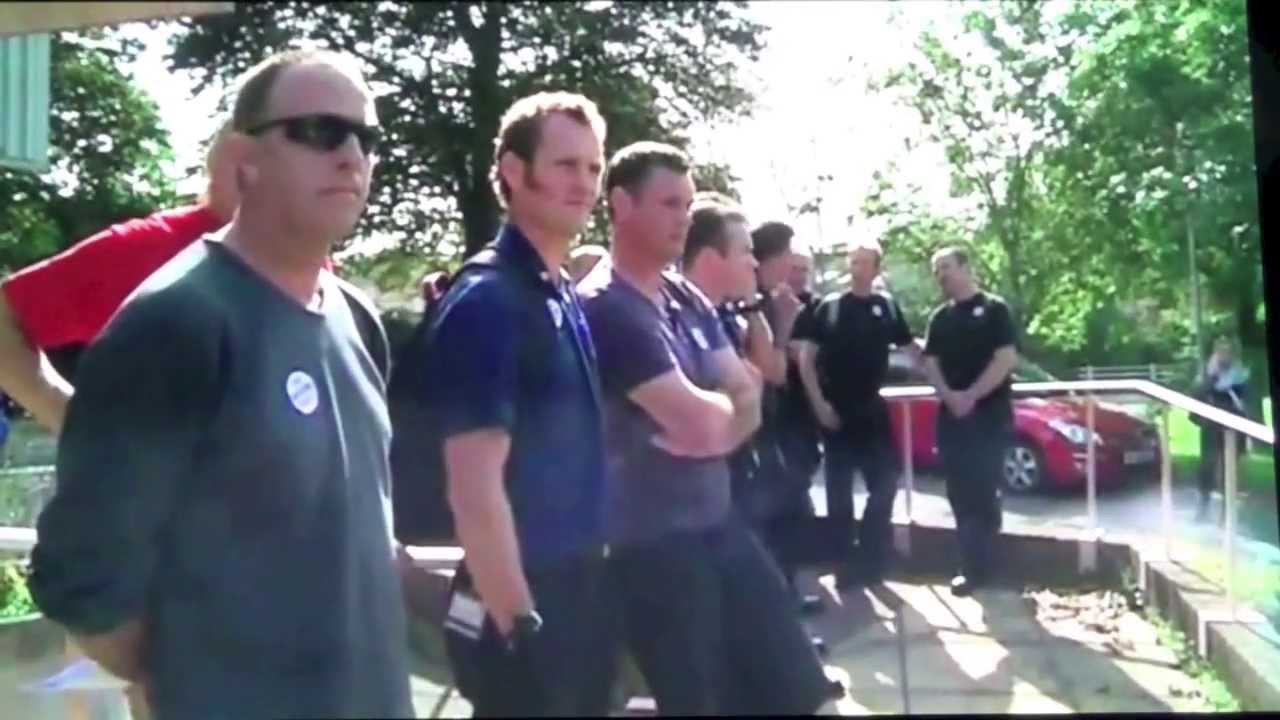 Fire strike 25 Sept 2013 news & picket line clips - YouTube