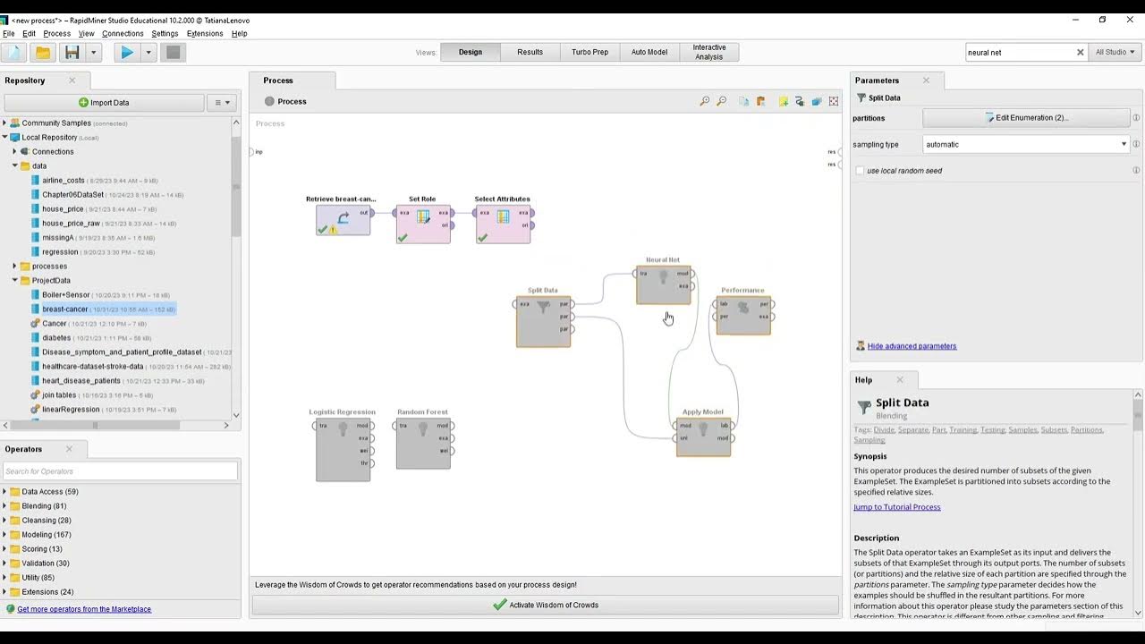 Student Project Walkthrough: Breast Cancer Prediction with RapidMiner ...