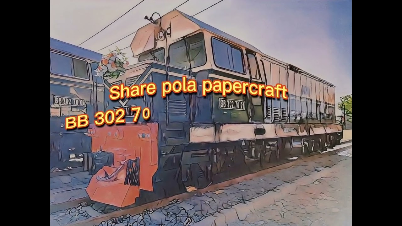 BB 302 Vintage pola papercraft di deskripsi - YouTube