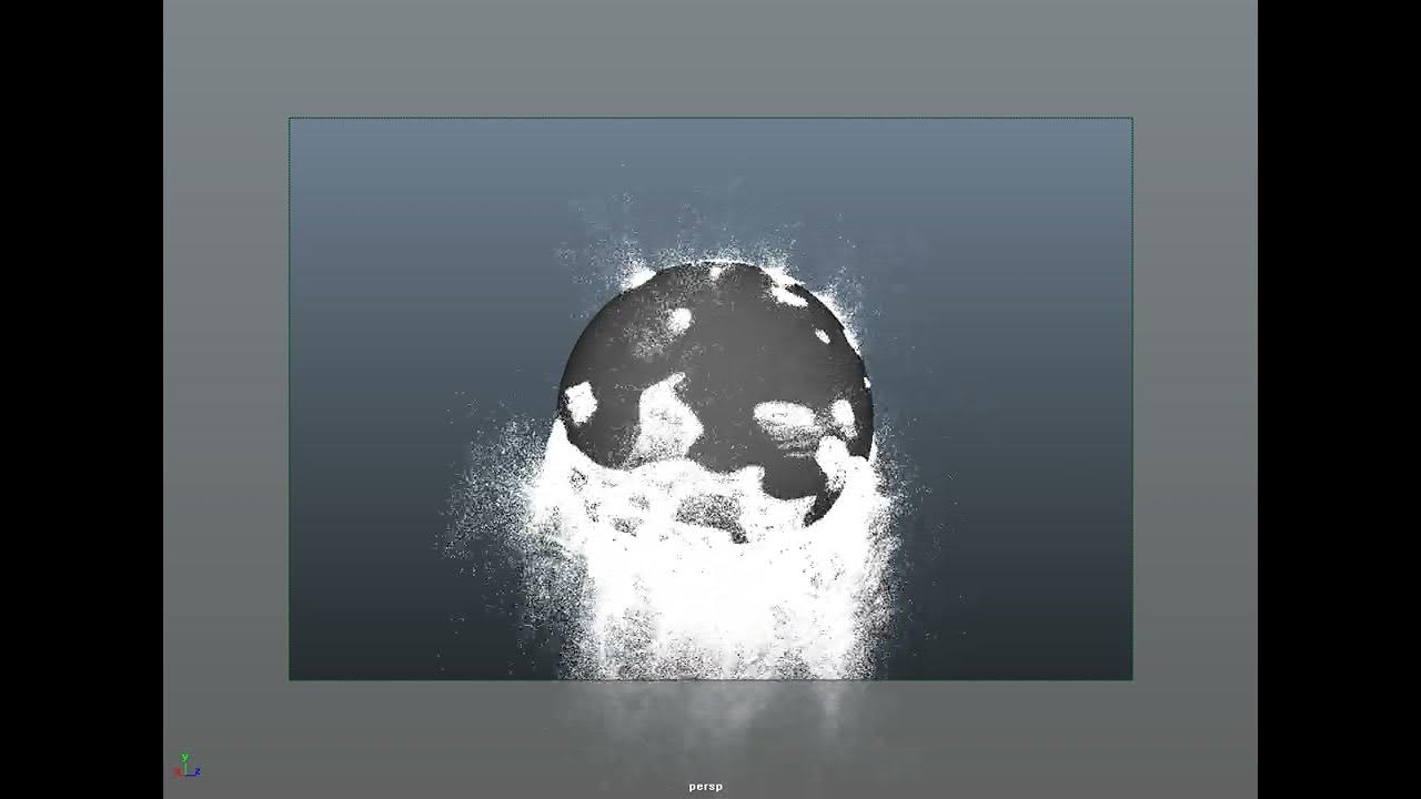 maya fx Dissolving Particles - YouTube