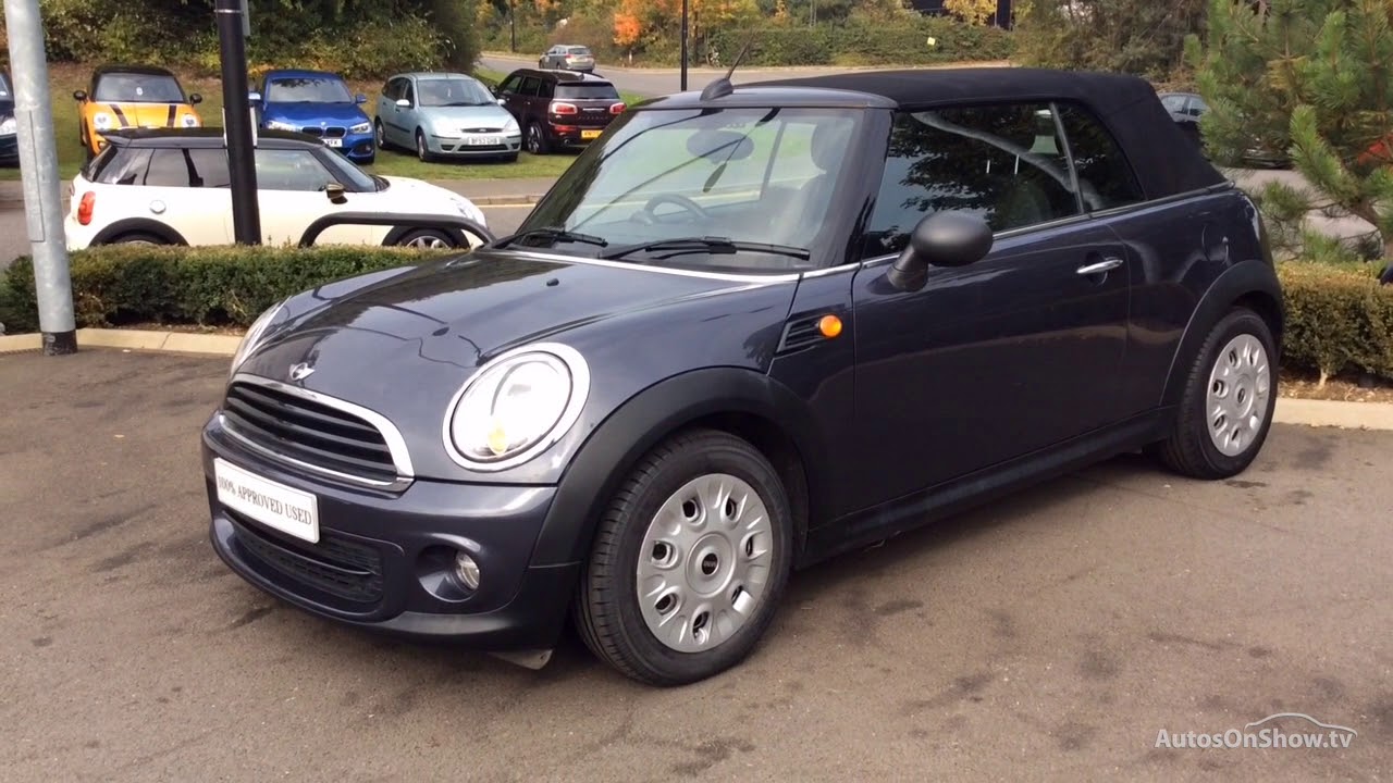 MINI CONVERTIBLE ONE GREY 2014 - YouTube
