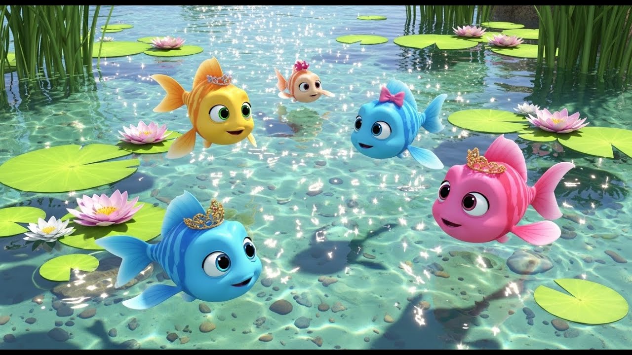 Counting Fish Swimming in the Pond 🐟🌊 | Numbers Song for Kids | Fun ...