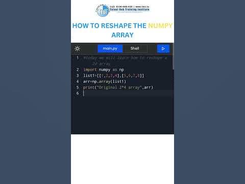 From Flat to Fancy: The Ultimate Guide to NumPy Reshaping #numpytutorial #datatransformation ...