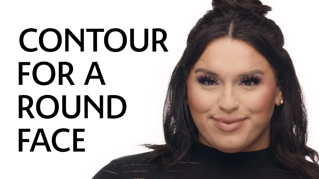 How to: Contour for a Round Face Shape | Sephora - YouTube
