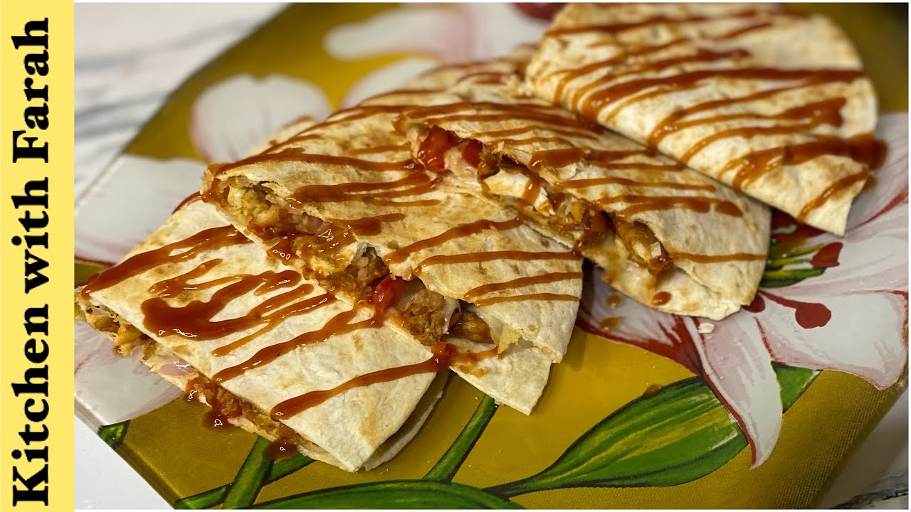 Crispy Cheesy Chicken Wraps ||Zinger Wraps ||Chicken Wraps Recipe By ...