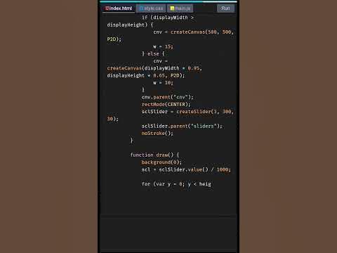 Create Rectangle Noise Art with HTML Canvas | HTML5 Canvas Tutorial #shorts #coding #JavaScript ...