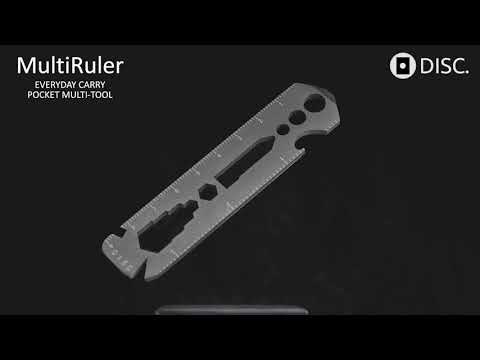 MultiRuler : The Ultimate High-Grade Multitool Ruler by Disc - YouTube