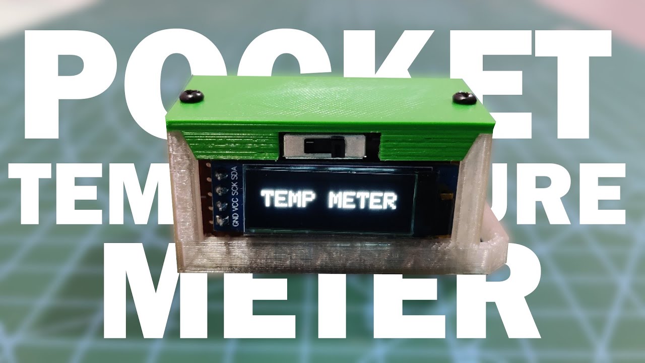 Pocket Temperature And Humidity Meter With Aht10 And Esp32c3 Ssd1306 Youtube