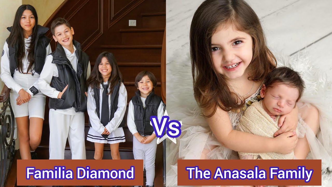 Familia Diamond and The Anasala Family Real Ages 2023 - YouTube