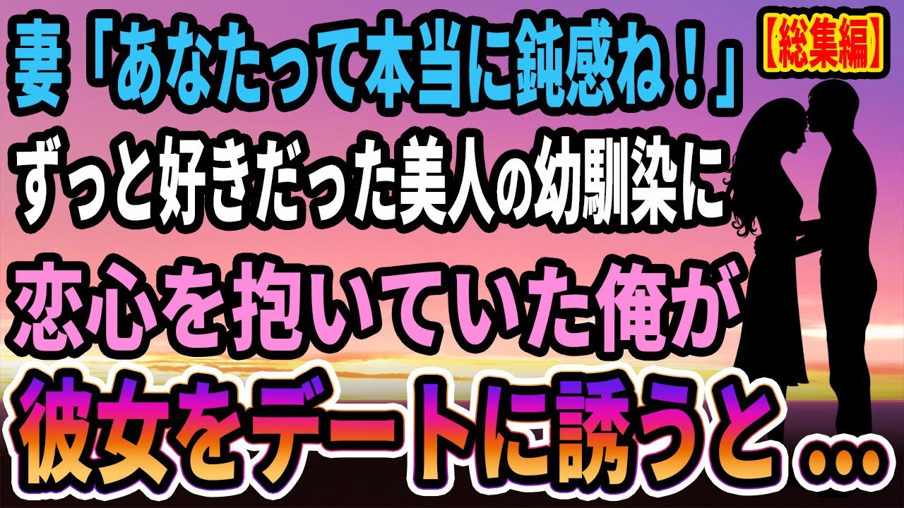 【馴れ初め・総集編】妻「本当に鈍感ね!」ずっと好きだった美人の幼馴染に恋心を抱いていた俺が、彼女をデートに誘うと 【感動する話