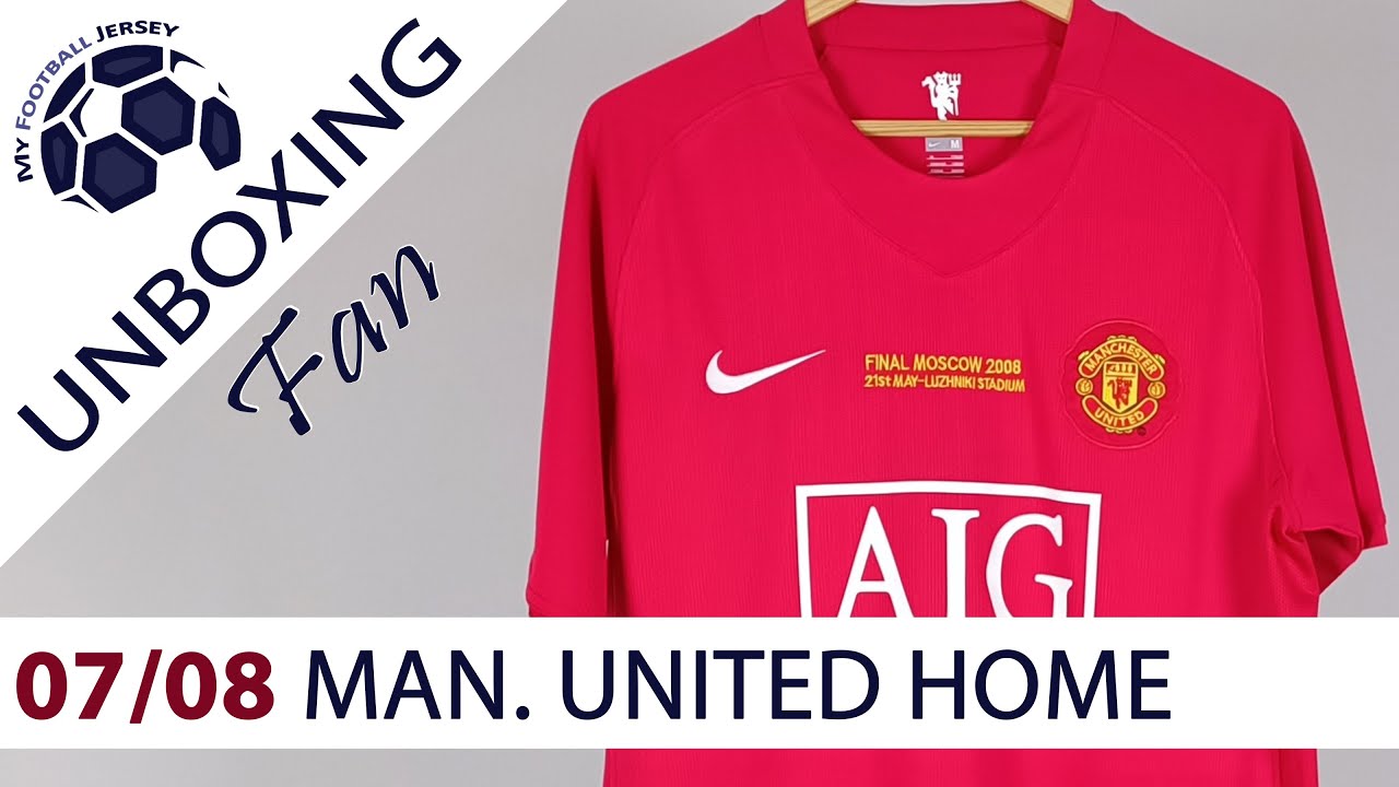 Manchester United Home Retro Jersey 07/08 Ronaldo (JJSport) Fan Version ...