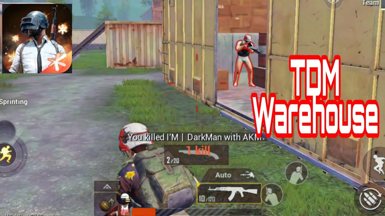 PUBG Mobile|TDM Warehouse|Rush Gameplay|Fun Gameplay|1Hp c L u TC h ...