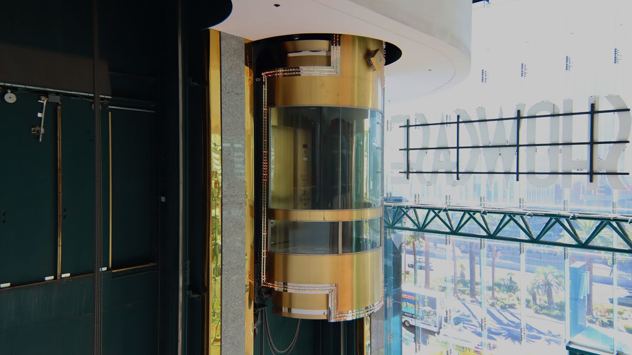 Schindler Traction Elevator at the Showcase in Las Vegas NV - YouTube