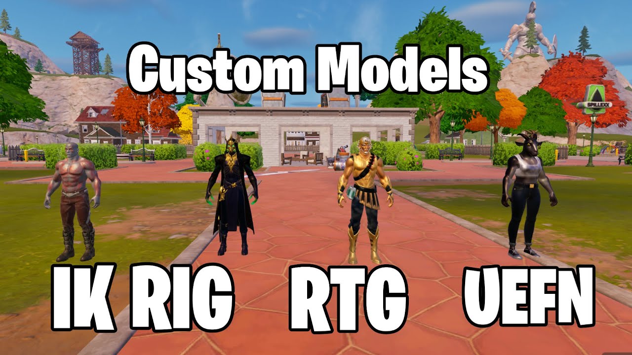 Retargeting on Custom Models in Fortnite UEFN #uefn #fortnite #custom # ...