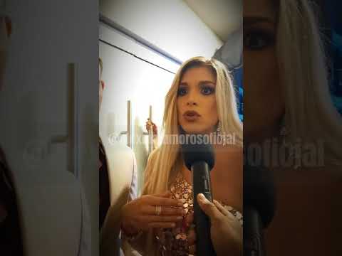 María Fernanda Pérez no deja hablar a su novio ante las cámaras 😨