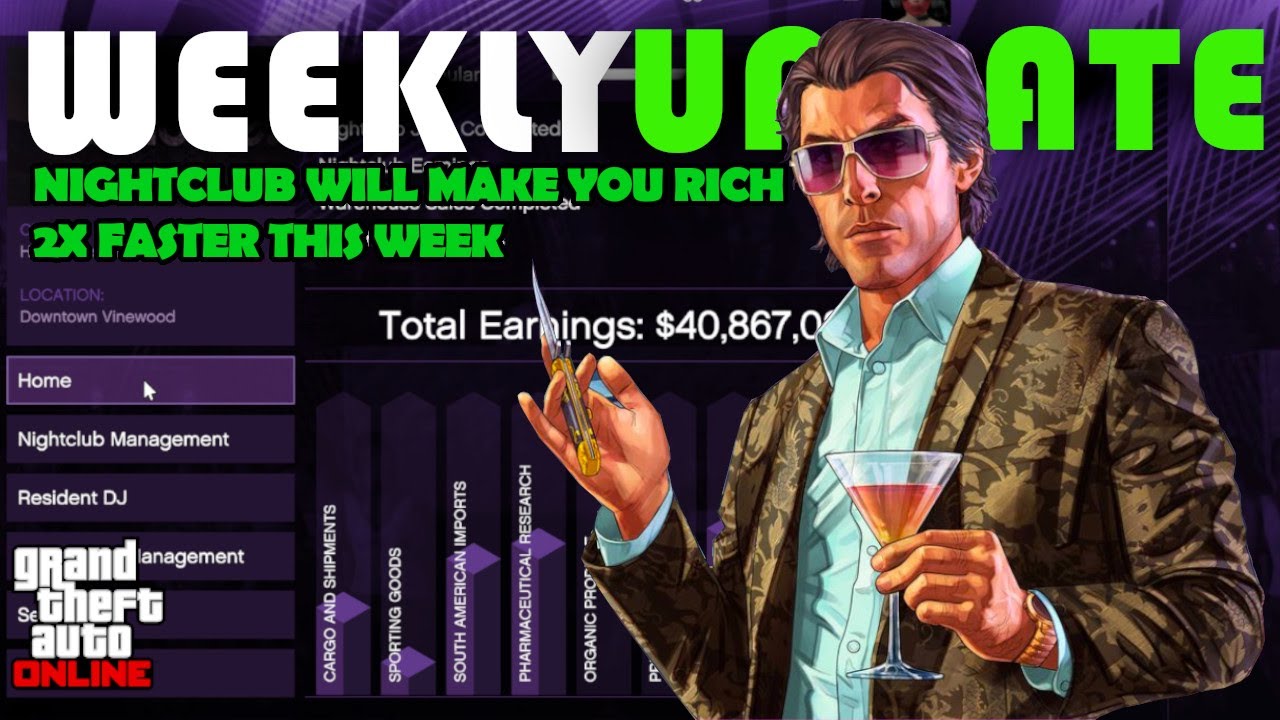 BIG BONUSES & DISCOUNTS ON NIGHTCLUB - GTA ONLINE WEEKLY UPDATE - YouTube