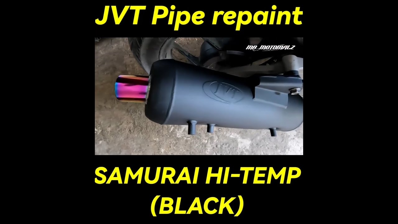 JVT V3 Pipe repaint | Hi-Temp paint | Hi-Temp Samurai Paint | Honda ...