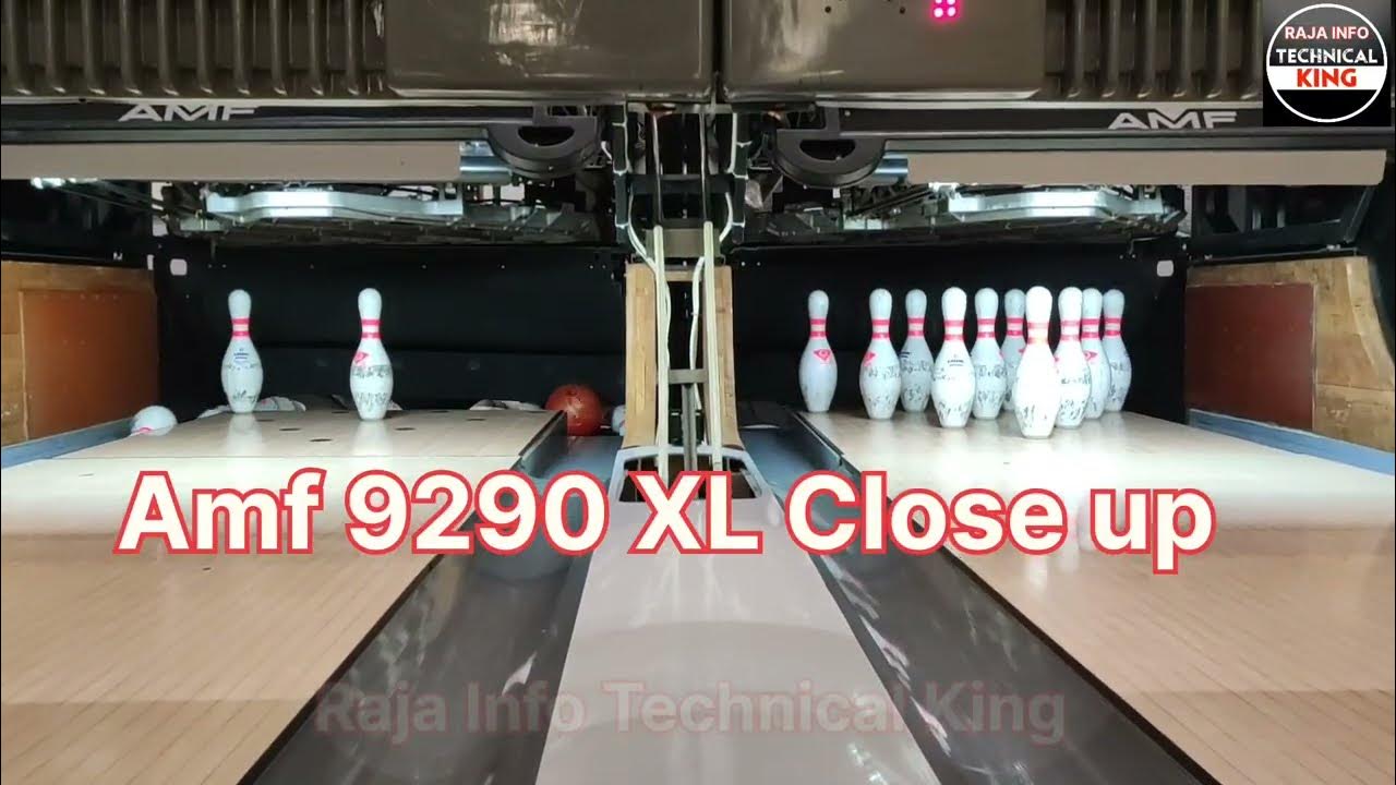 Amf 8290XL Bowling 🎳 Close up Spotting/Respotting/Amf Machine Working - part3 - YouTube