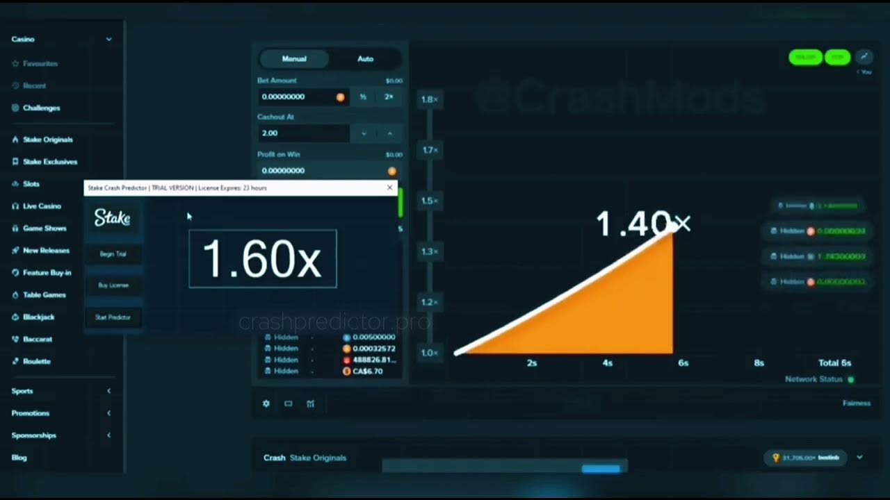 Stake Crash Strategy | Crash Predictor | Stake Bot | INSANE PROFIT - YouTube