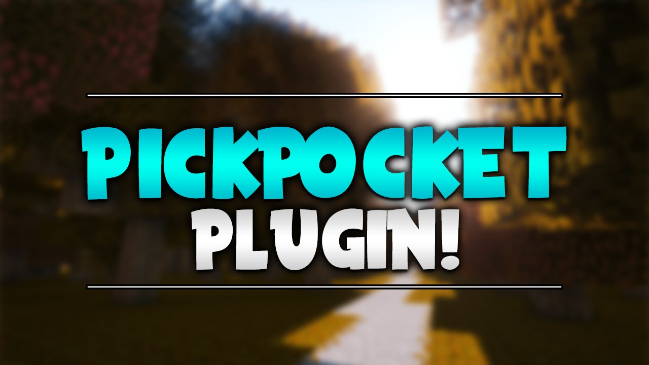 PICKPOCKET! | Minecraft Plugin Tutorial - YouTube