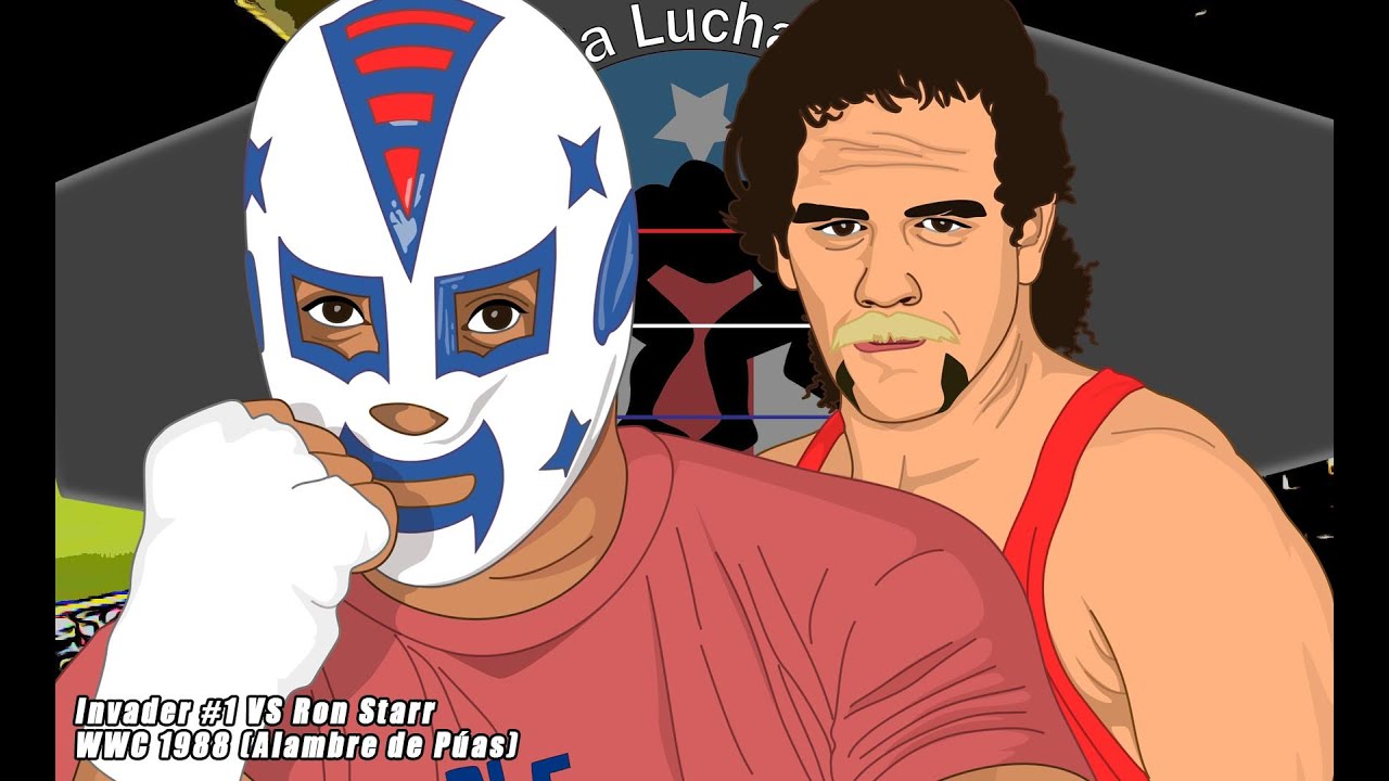 WWC Invader #1 VS Ron Starr Alambre de Púas - YouTube