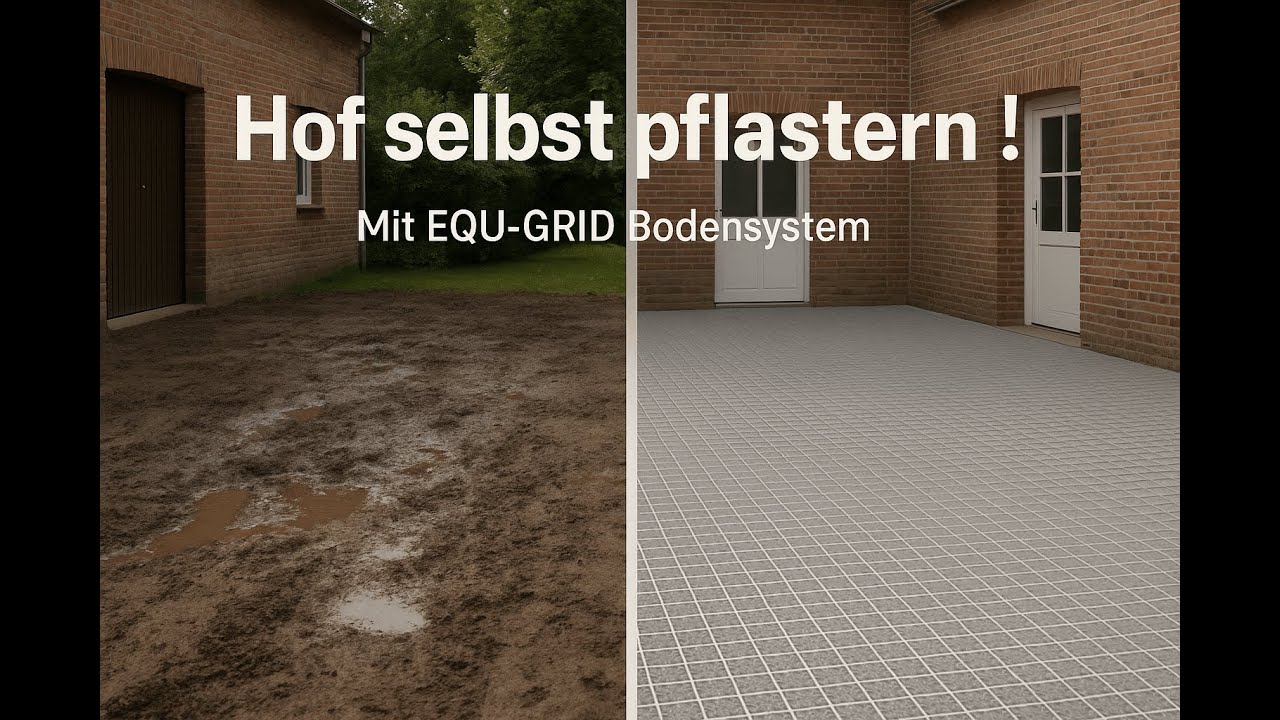 Hof und Flächen selber pflastern – Anleitung mit EQU-GRID Bodensystem ...