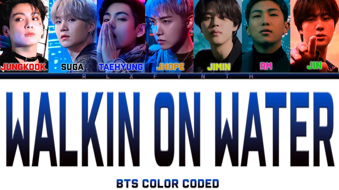 [AI COVER] HOW WOULD BTS SING "WALKIN ON WATER" BY STRAY KIDS (COLOR ...