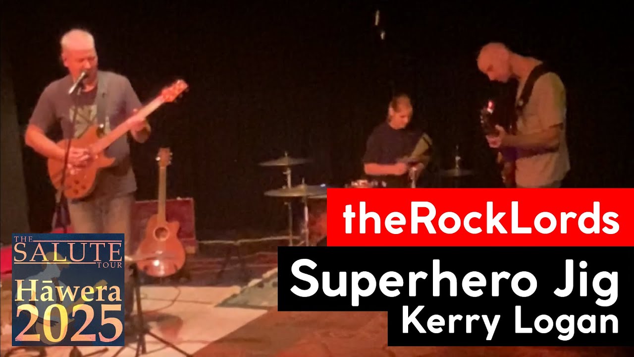 Superhero Jig [Kerry Logan] - The Salute Tour, Hāwera Rep Rooms, March ...