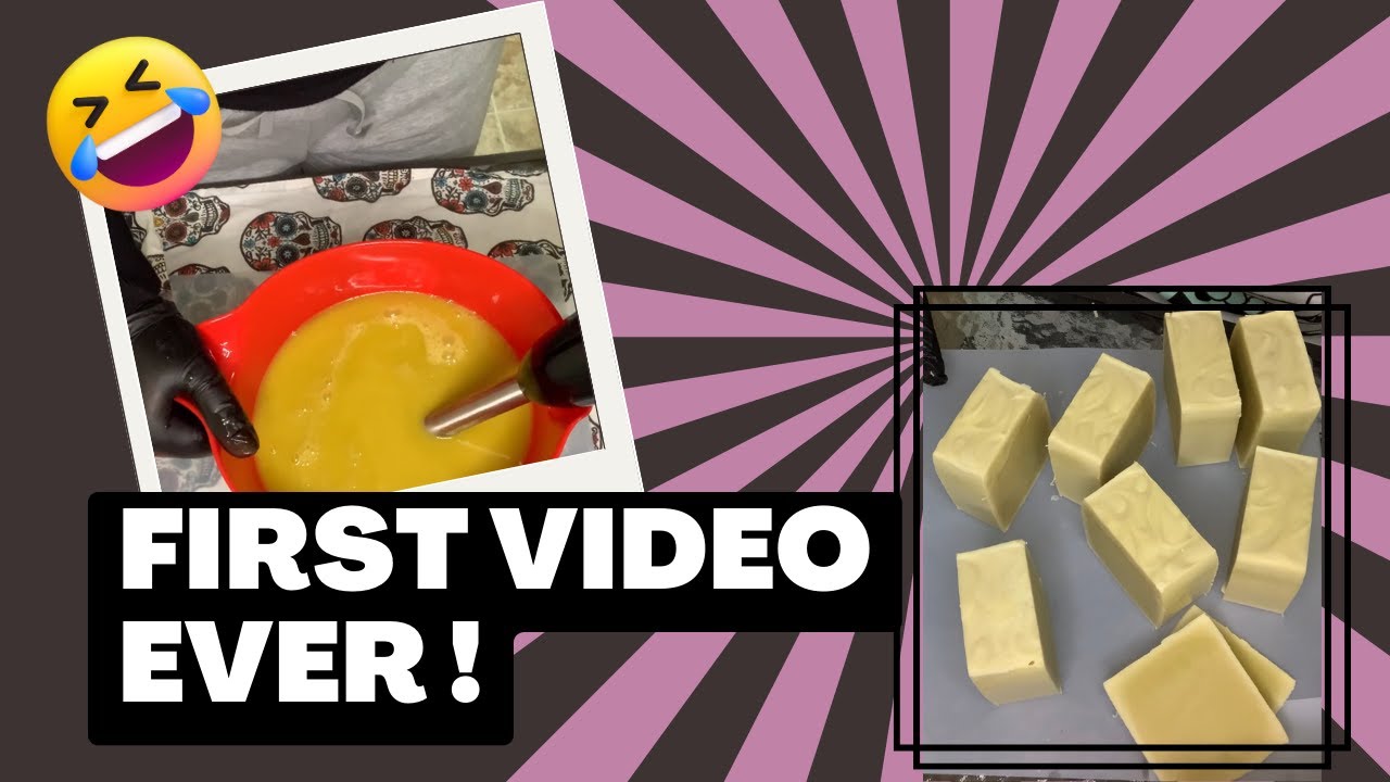 SOAP MAKING! First ever video. Please subscribe ! - YouTube