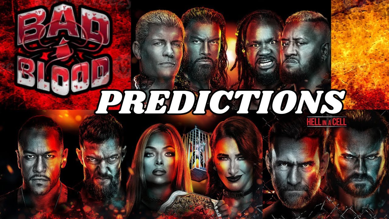 WWE BAD BLOOD PREDICTIONS 2024 - It's Real to Us the Wrestling Podcast ...