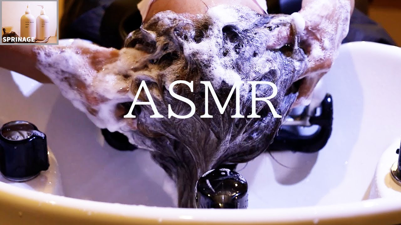 【睡眠ASMR】A good night's sleep Slowly Japanese shampoo＆head spa 眠くなる美容師 ...
