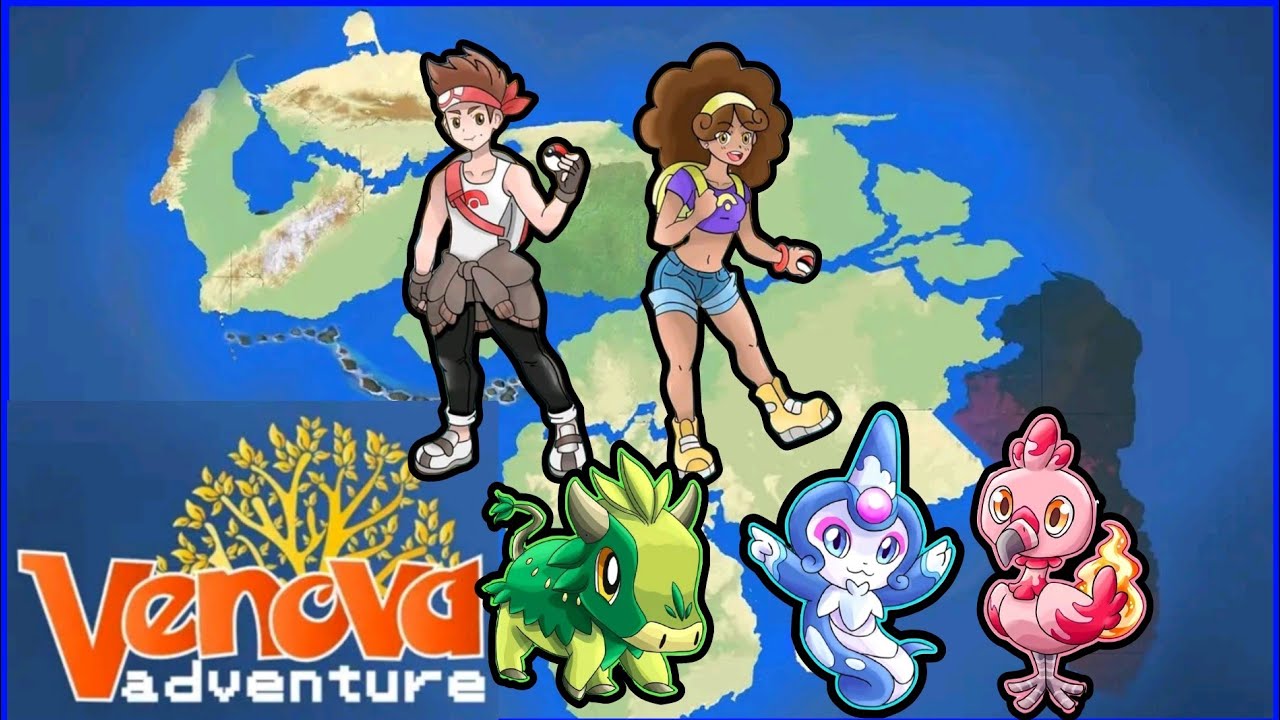 Pokemon Venova Adventure Fangame Con Una Region , Fakemon y ...