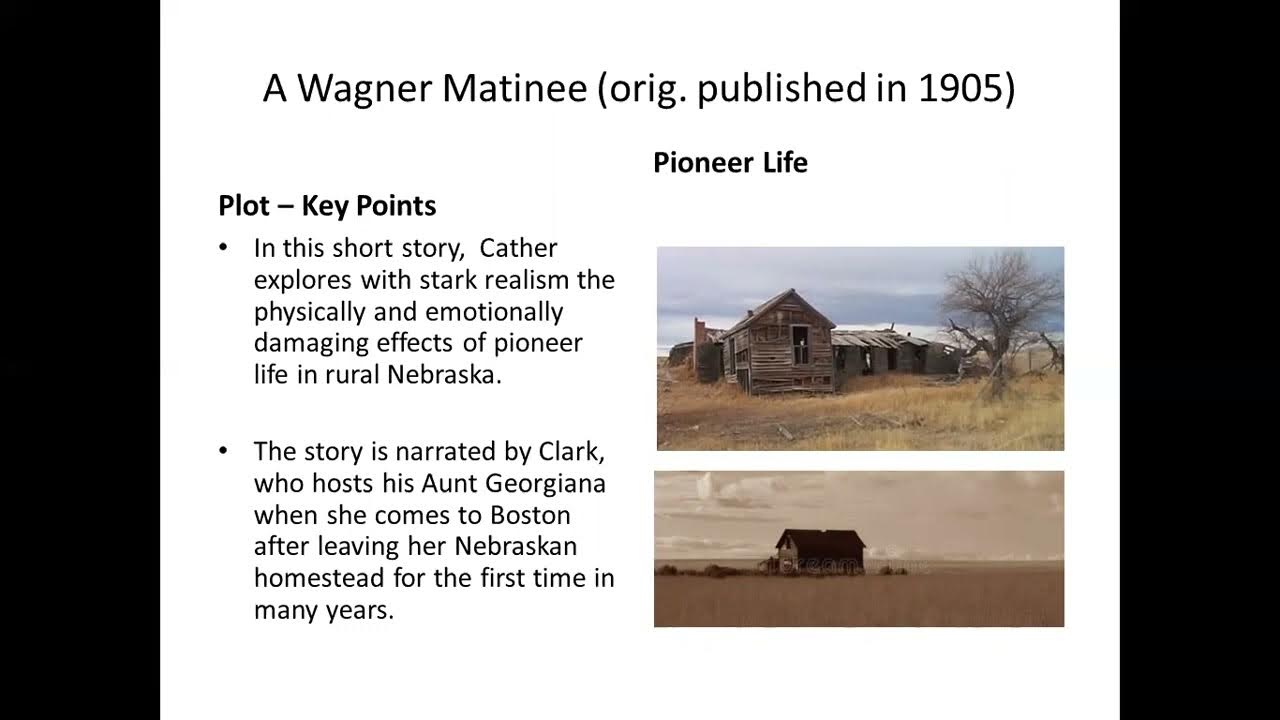 WIla Cather's A Wagner Matinee - YouTube