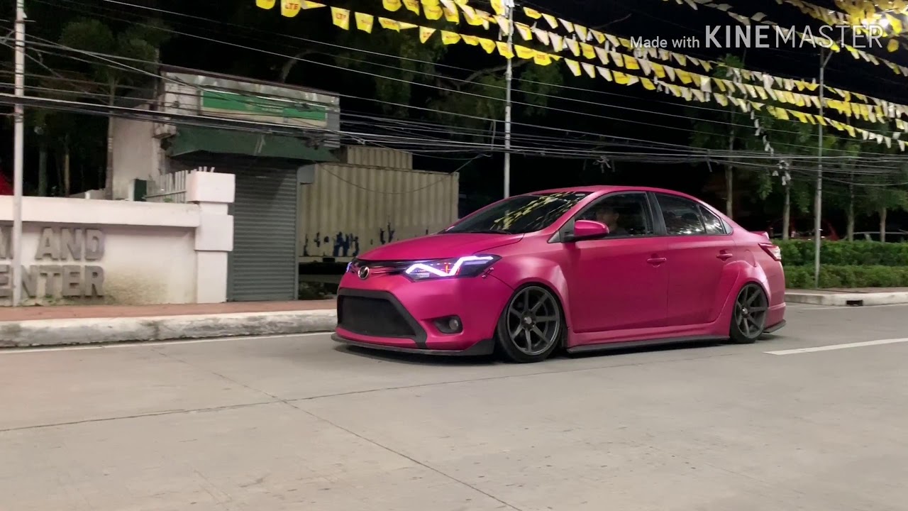 Toyota Vios with Wide Kit and Air Suspension - YouTube