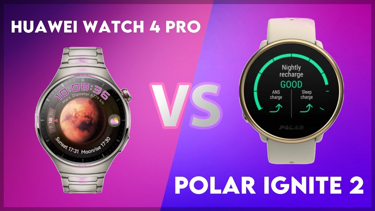 Huawei Watch 4 Pro vs Polar Ignite 2 Comparison - YouTube