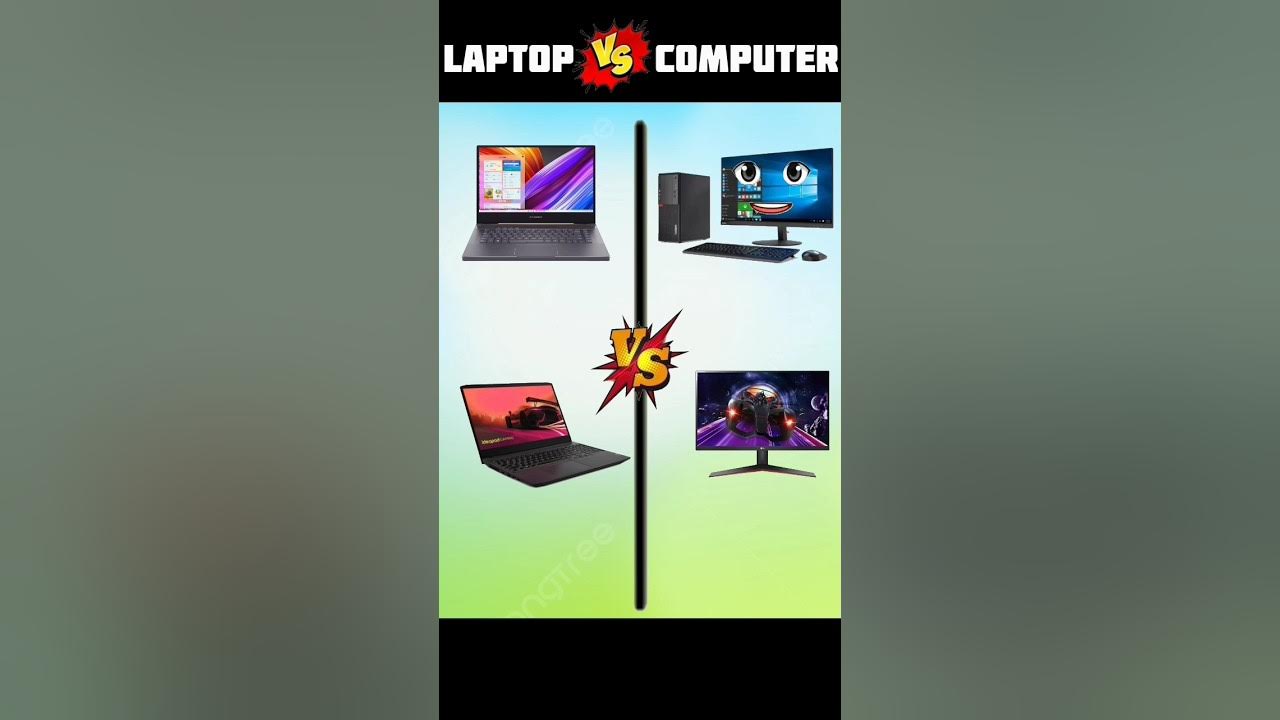 laptop vs computer |#videocomparison - YouTube