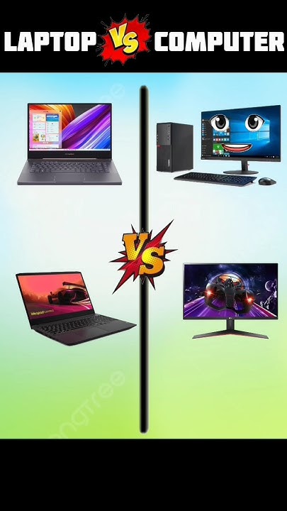 laptop vs computer |#videocomparison - YouTube