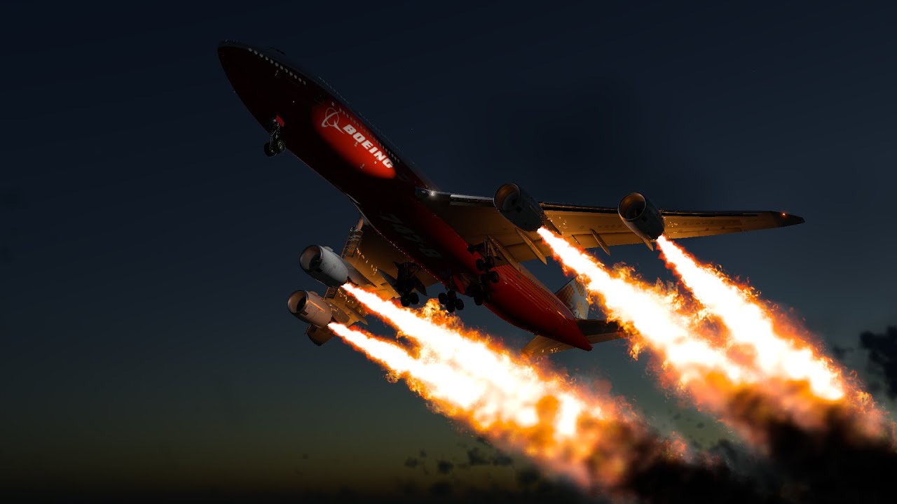 X-PLANE 12 FIRE! IT APPEARS Ctrl+F enables all the engines fires at ...