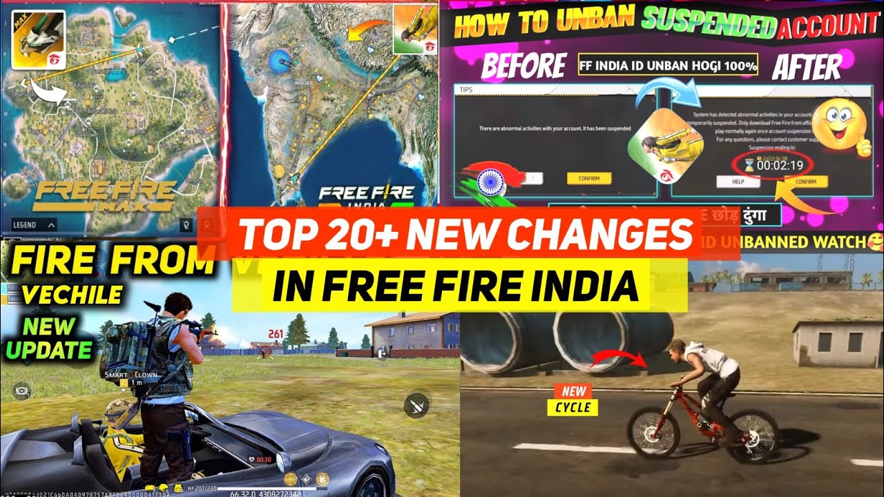 Top 10 Big Changes In Free Fire India | Ff New Event|Free Fire New ...