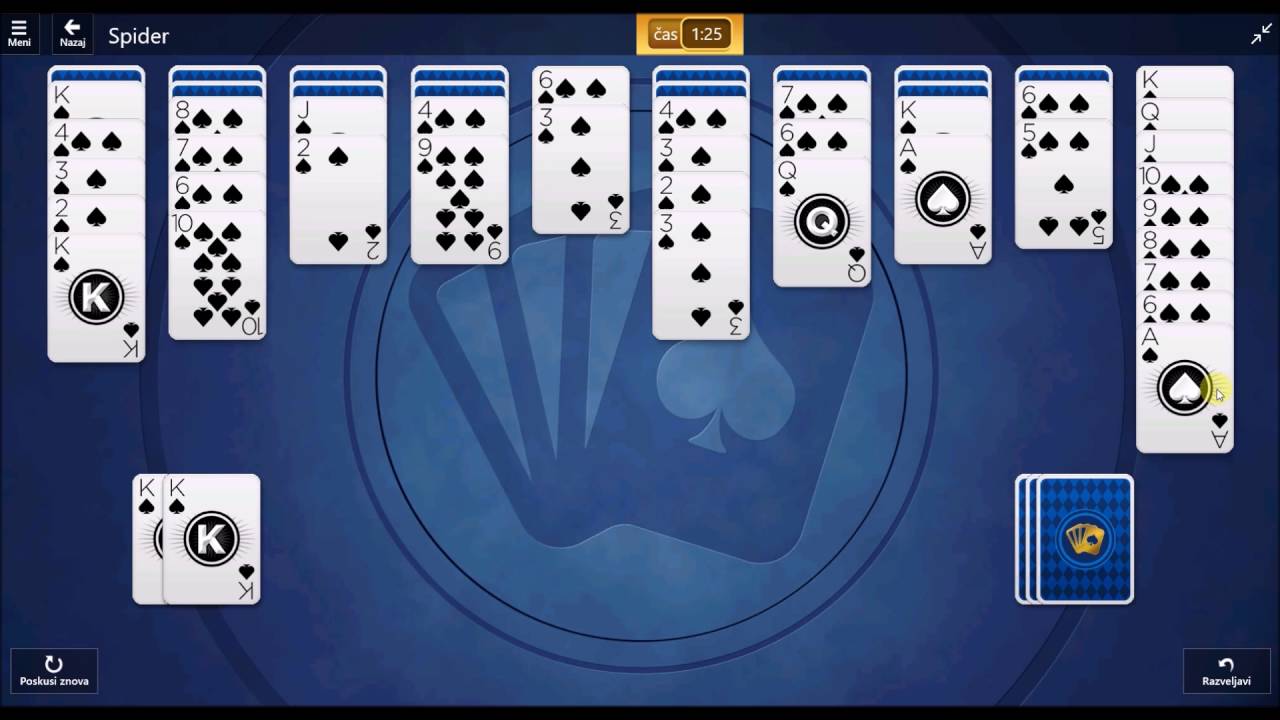 Microsoft Solitaire Collection - Spider October 1 2016 - YouTube