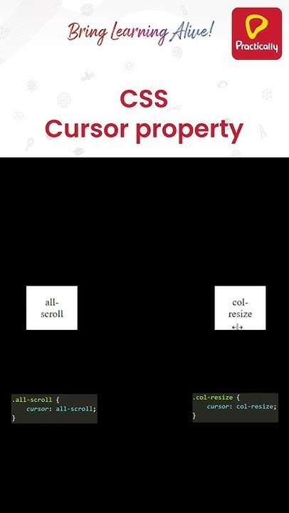 CSS Cursor Property | CSS Hacks | Practically - YouTube