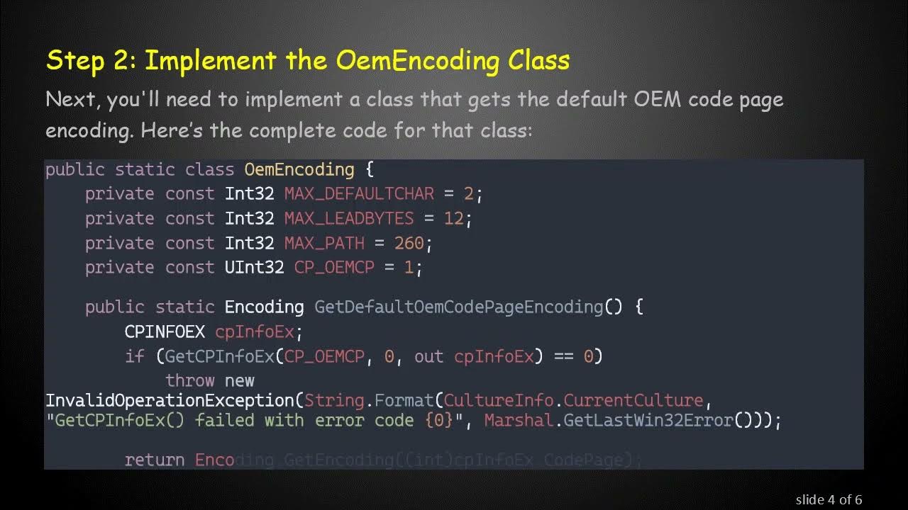Solving Polish Symbol Issues in Wix Custom Actions - YouTube