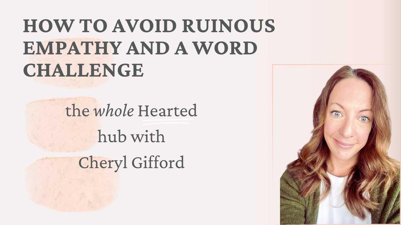 8. How to Avoid Ruinous Empathy and a Word Challenge - YouTube