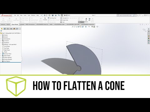 SOLIDWORKS Tips and Tricks — How to Flatten a Cone