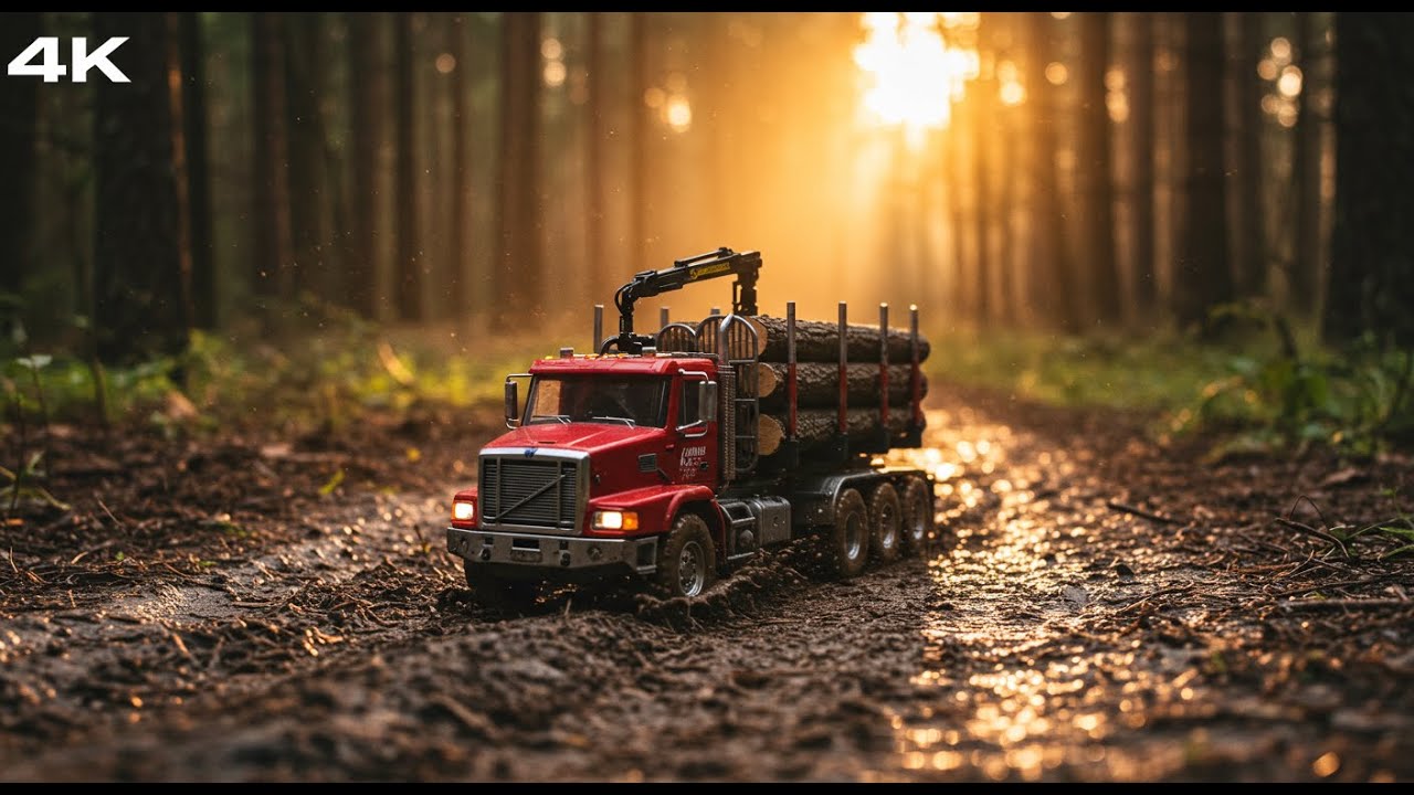 Epic RC Logging Truck Journey Through U.S. Forest Trails | Full ...