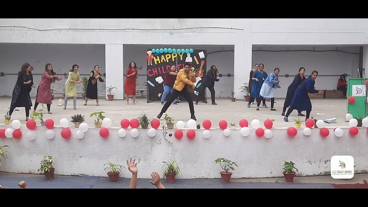 Childrens Day dance performance by teachers| ATS Valley School - YouTube