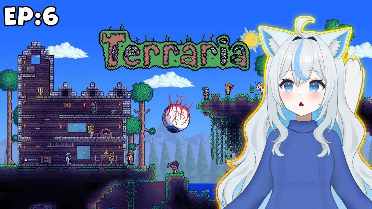 TERRARIA TIME | wacky cat wednsdays!-Multistream - YouTube